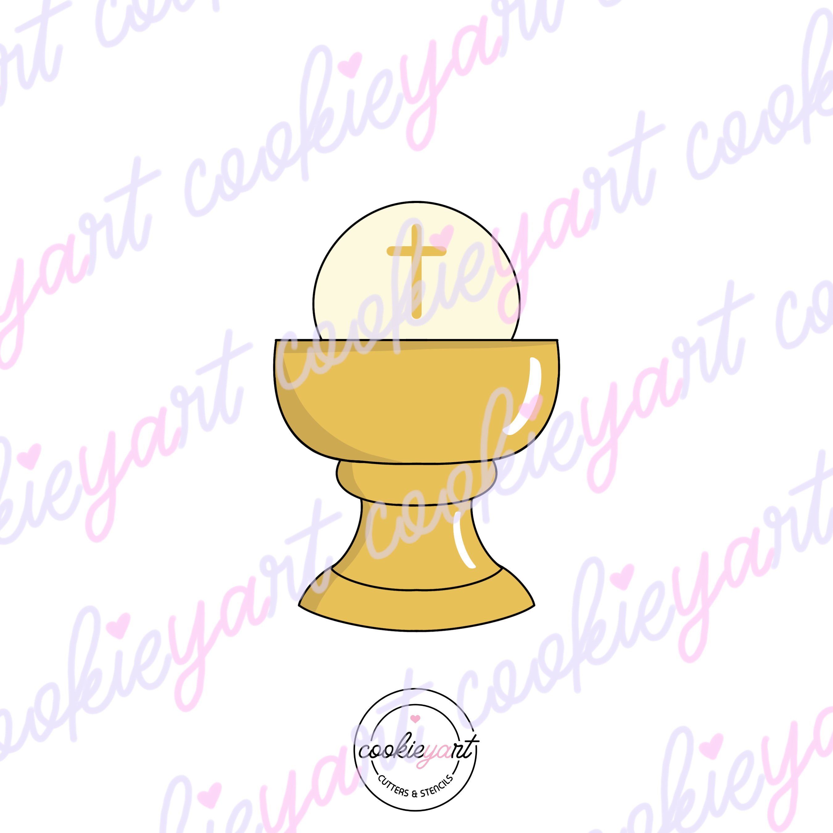 Cortador Cáliz con hostia – cookieYArt