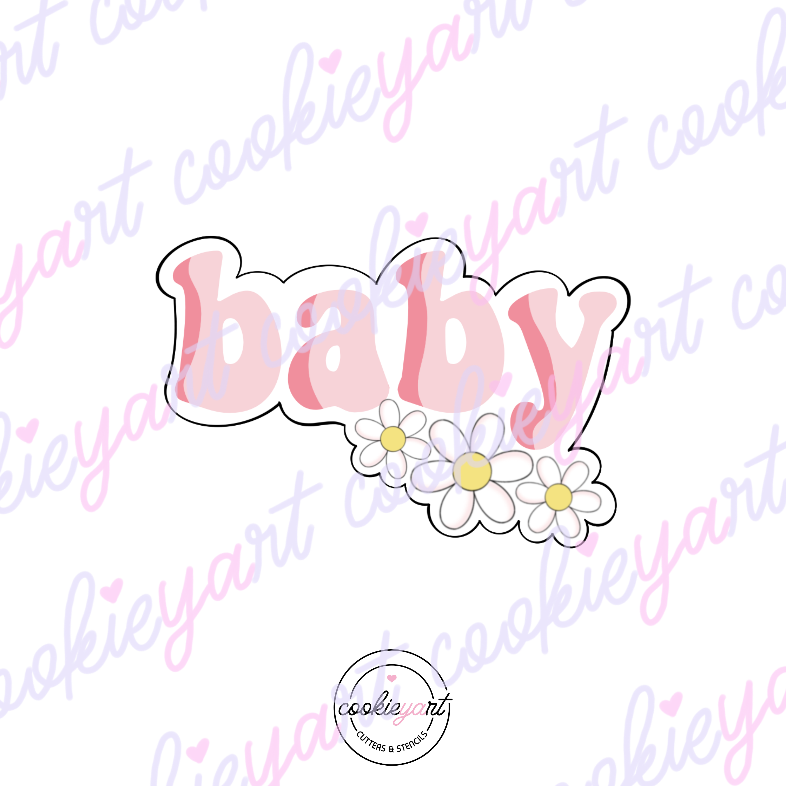 Cortador Baby margaritas – cookieYArt